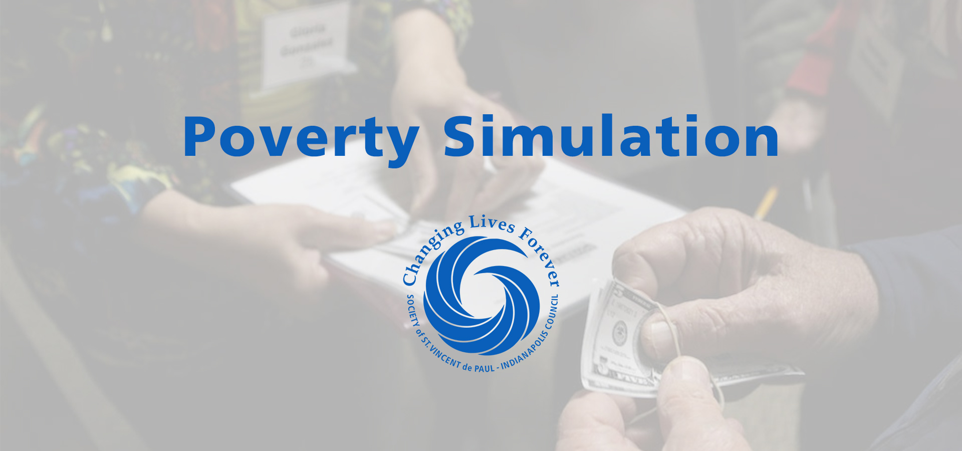 CLF Poverty Simulation – SVdP Indy
